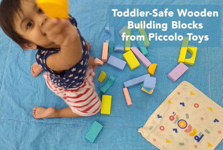 Toddler-Safe Wooden Building Blocks from Piccolo Toys - Fabulous Mom Life
