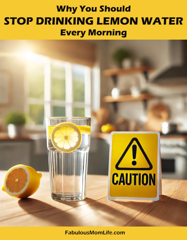 Why You Should Stop Drinking Lemon Water Every Morning - Fabulous Mom Life